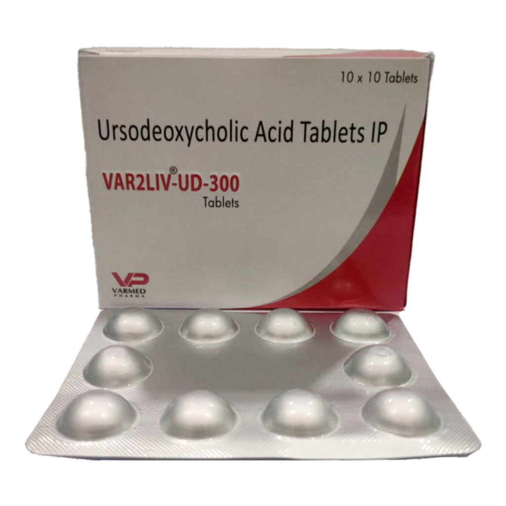 VAR2LIV-UD-300:Ursodeoxycholic Acid 300 mg - VARMED PHARMA PRIVATE LIMITED.