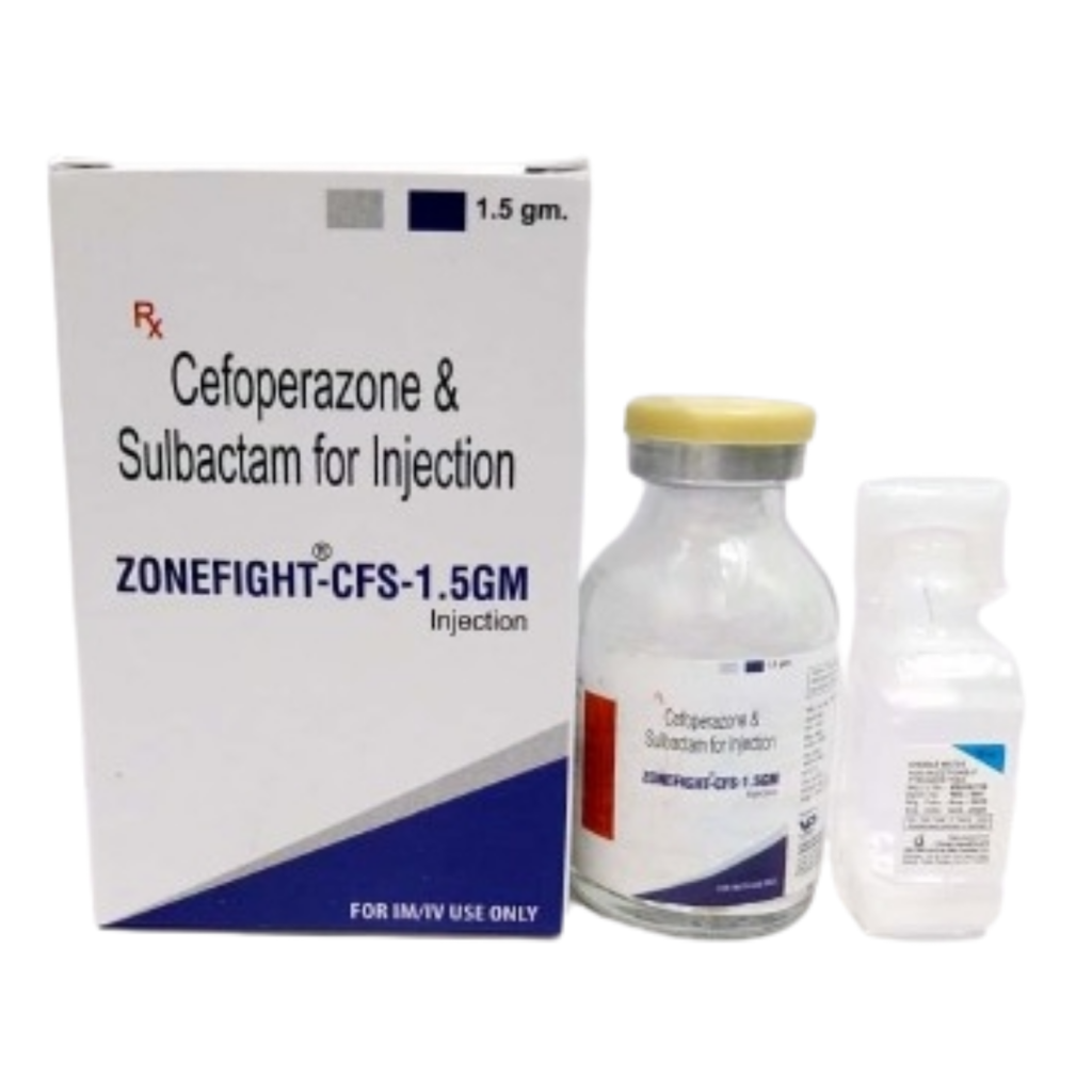 ZONEFIGHT-CFS-1.5 (Cefoperazone Sulbactam Injection 1.5gm) - VARMED ...
