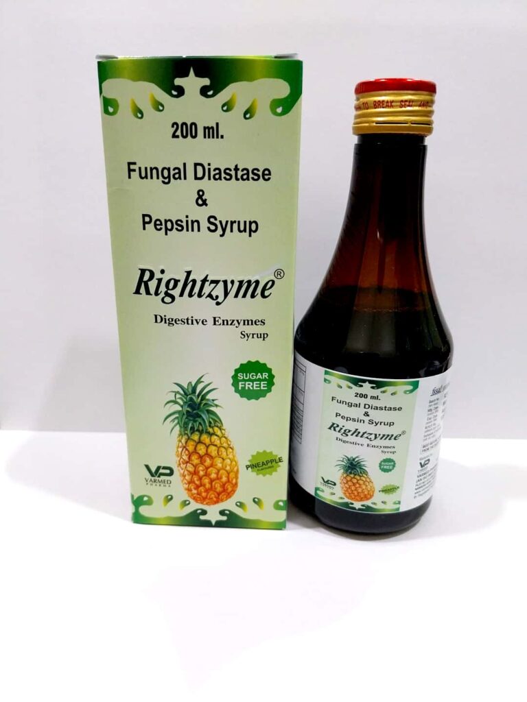 RIGHTZYME SYRUP-Fungal Diastase and Pepsin Syrup - VARMED PHARMA ...